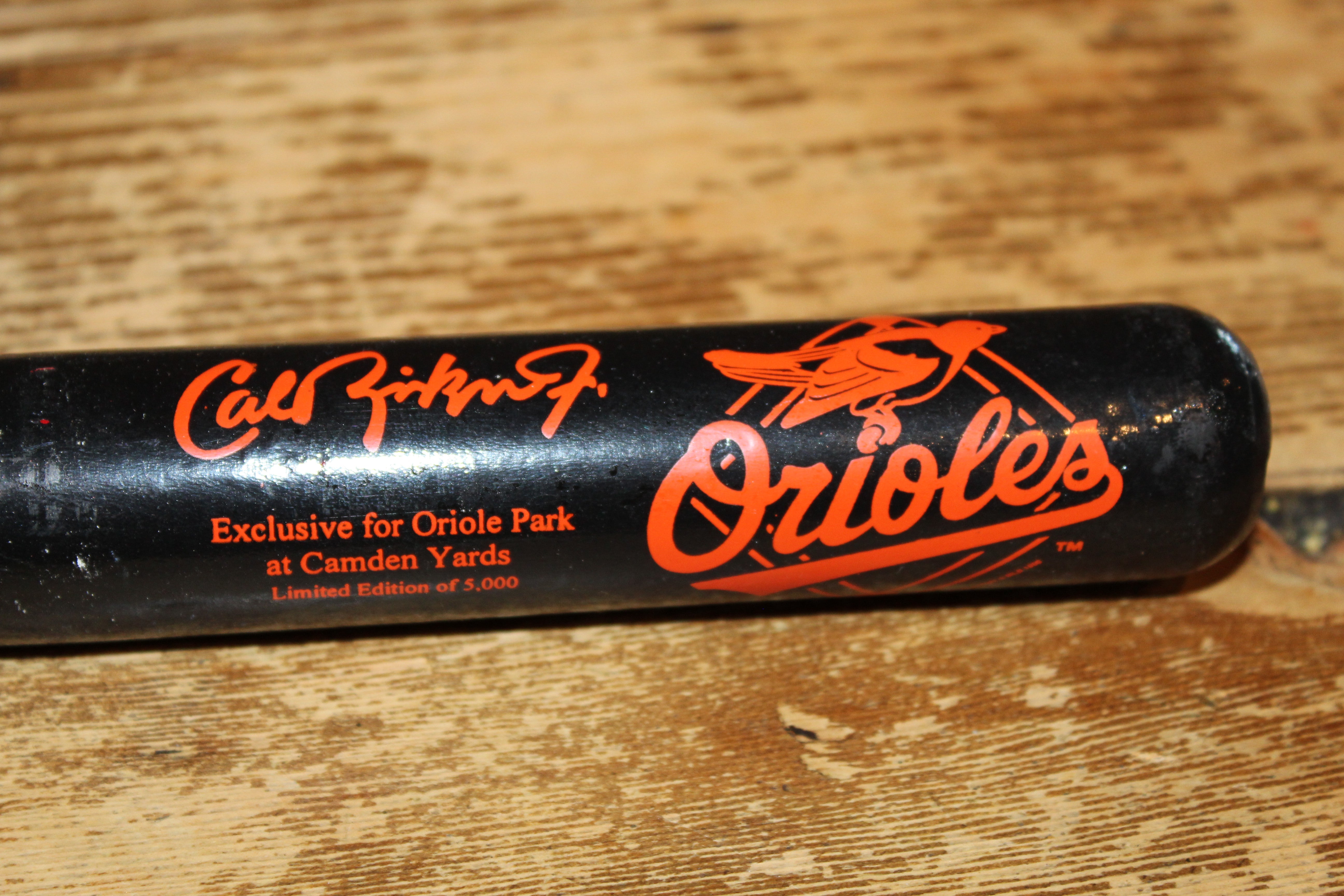 Cal Ripken Jr. Limited Edition Baltimore Orioles Miniature Bat – My Store